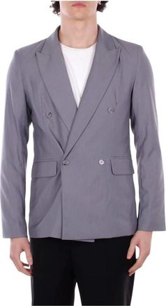 John Richmond Homme, Costumes, Gris, Taille: M Veste crois&eacute;e