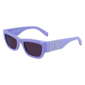 Karl Lagerfeld Lila injizierte Sonnenbrille