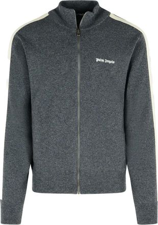 Palm Angels sweat à logo imprimé - Gris