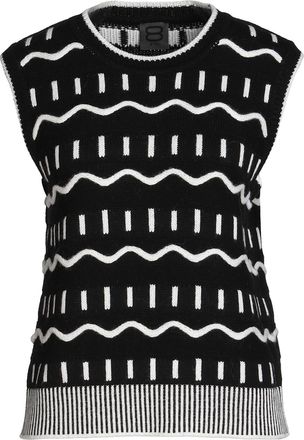 8 by YOOX WOOL BLEND TEXTURED VEST