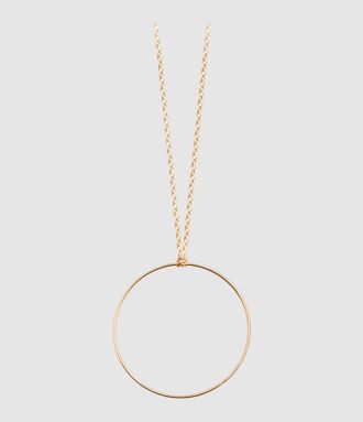 Ginette NY Collier Circles Or Rose