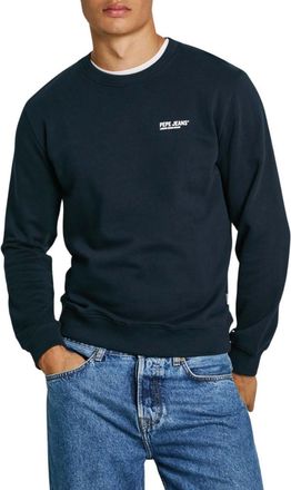 Pepe Jeans London Herren Sann Crew Sweatshirt, Blau (Dulwich Blue), XXL