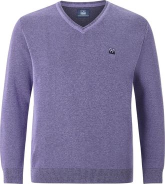 Jan Vanderstorm Herren Pullover Keimo | Rundhals| Baumwoll-Mischung | Gro&szlig;e Gr&ouml;&szlig;en L-7xl Hellviolett, 6XL (XXXXXXL) - 76/78
