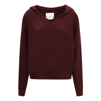 SA SU PHI Kaschmir-Kapuzenpullover - - Knitwear - Damen - Rot - L