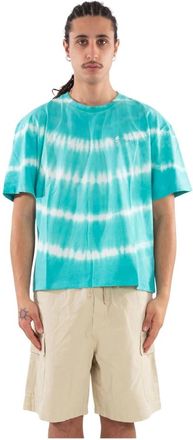 Garment Workshop Garment Workshop, Homme, Tops, Vert, Taille: L Shibori Tie-Dye Tee