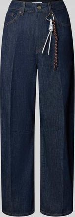 Rich & Royal High Waist Barrel Jeans mit Kordel-Detail