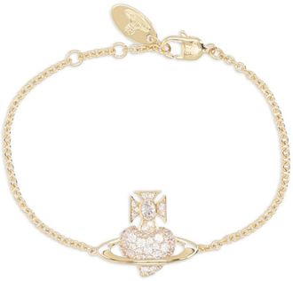 Vivienne Westwood Armband - Bijoux Goldwhite - Gr. ONE SIZE - in Wei&szlig; - f&uuml;r Damen