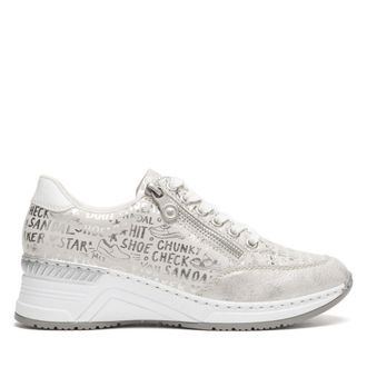Rieker Halbschuhe Rieker N4316-90 Silberfarben