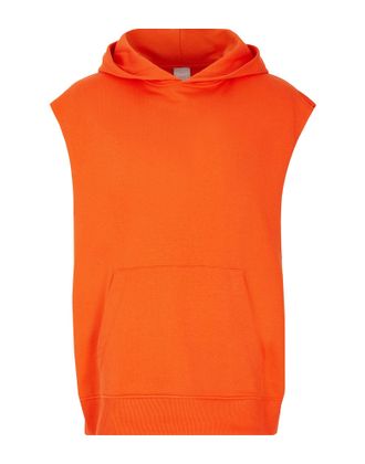 8 by YOOX ORGANIC COTTON SLEEVELESS HOODIE