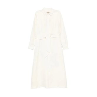 Woolrich Femme, Robes, Beige, Taille: 38 FR Shirt Robes