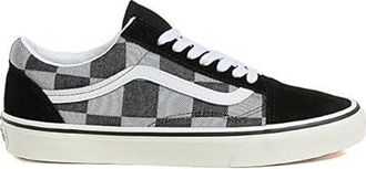 Vans Chaussures Old Skool Vn000d5nbma1 Baskets Homme Cuir Et Tissu Noir, Noir, 43 EU