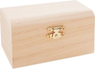 VBS Holztruhe, Rohholz, 12x8x6,5cm