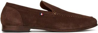 Tommy Hilfiger Mokassins Hilfiger Flexible Suede Loafer FM0FM05496 Braun