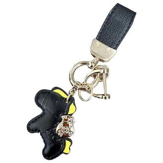 Generic Porte-cl&eacute;s en cuir pour sac &agrave; main, sac fourre-tout, Noir, taille unique