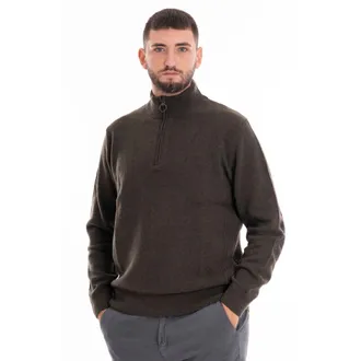 Barbour Herren Half-Zip Pullover - - Knitwear - Herren - Gr&uuml;n - L