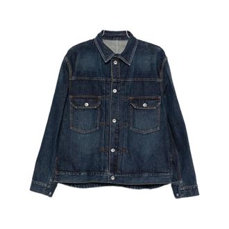 sacai Homme, Vestes, Bleu, Taille: 38 FR Denim Jacket