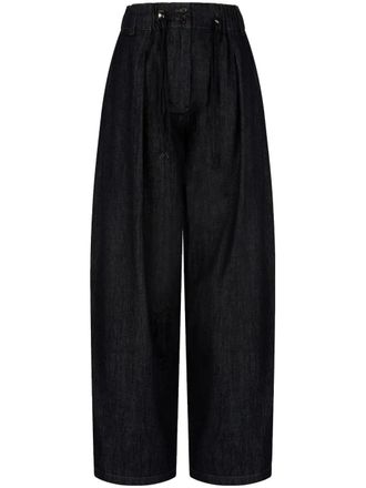 TOMBOY jean &agrave; coupe ample - Bleu