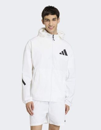 adidas adidas Performance - Adidas Z.N.E. - Veste de surv&ecirc;tement tiss&eacute;e - Blanc