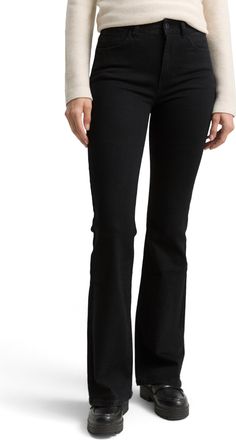 Tom Tailor Damen 1047842 TTSTELLA Bootcut Jeans, 10240 - Black Denim, 30W / 32L EU