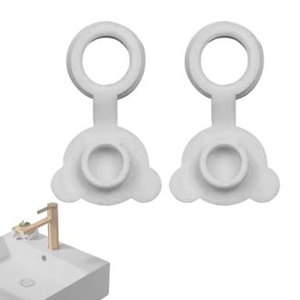 Generico Badewannenst&ouml;psel aus Silikon, 2 Badewannen-St&ouml;psel in B&auml;renform, einfach zu installieren, Abfluss aus Silikongummi, wasserdicht, Abflussstopfen f&uuml;r B