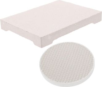 Cabilock 2 Stück Teiliges Löt Schweißbrett für Schmuckherstellung Feuerfester Quarz werkstoff mit Honigwabenstruktur Hitzebeständig und Langlebig für Silber Ku