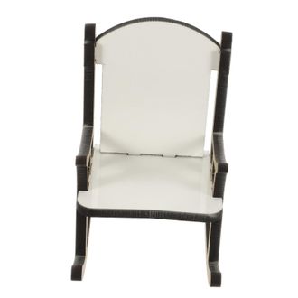 DOITOOL Unvollendetes Sublimations Holzstuhl Ornament Leichtes Selbstgemacht Stuhldekor Zerlegbar Zum Selbstgestalten Kleine Leere Stuhldekoration F&uuml;r Tisch U