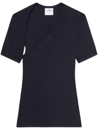 Courrèges t-shirt Slash - Noir