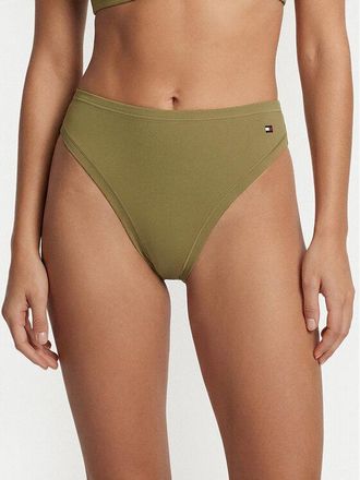 Tommy Hilfiger Klassischer Damenslip UW0UW06047 Khakifarben