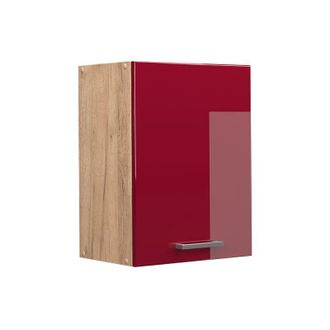 Vicco Hängeschrank R-Line, Bordeaux Hochglanz, 45 cm Vicco