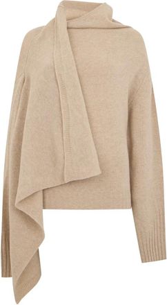 The Attico Femme, Pulls, Beige, Taille: 38 FR Tricots