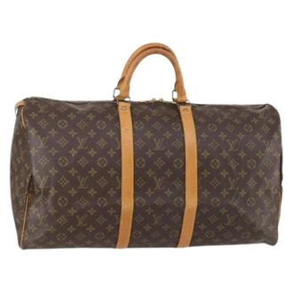 Louis Vuitton Sac Week-end en Toile Pre-owned - Femme - Pre-owned - Brun - Taille: ONE Size