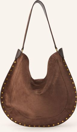 Isabel Marant Isabel Marant Shopper Oskan Mit Pouch Und Nieten braun