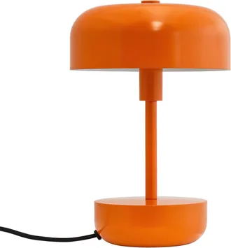 Dyberg Larsen Haipot Tischlampe Orange | Schreibtischlampe 17cm in D&auml;nischen Design | Tischleuchte im retro und modernem Ausdruck | Leselampe f&uuml;r den Innen | Lampe 