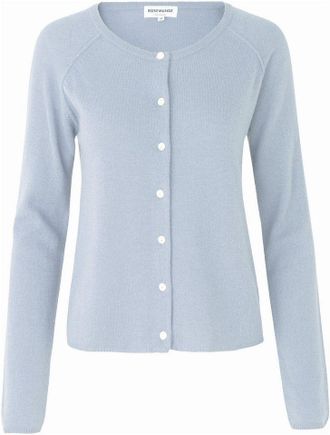 Rosemunde Strickjacke Laica cardigan mit Rundhalsausschnitt, Woll-Kaschmir-Mix