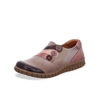 Gemini Mocassins pour Femme 033061-02, Pointure:40 EU, La Couleur:Rose