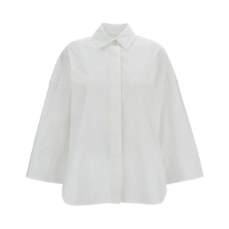 Alberto Biani Femme, Blouses et Chemises, Blanc, Taille: 36 FR Chemise &agrave; manches trois-quarts