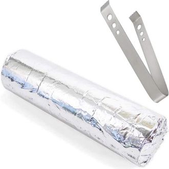 NKlaus Premium Räucherzubehör: 1 Rolle 40mm Räucherkohle 7cm Räucherzange Edelstahl 40639