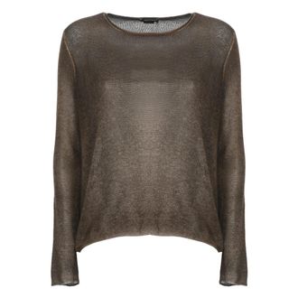 Avant Toi Cashmere Jersey - - Knitwear - Damen - Braun - 2XS