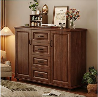 Generic Eingangstisch mit Schubladen und T&uuml;ren, Sideboard, Buffetschr&auml;nke mit Stauraum, Konsolentisch for Wohnzimmer, Foyer und Flur, geeignet for mehrere Sze