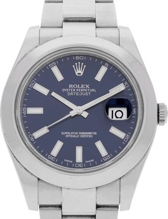 Rolex Uhren - Datejust II - Gr. unisize - in Blau - f&uuml;r Damen