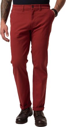 JP1880 Herren große Größen Übergrößen Menswear L-8XL JP1880 Chino Hose, Bauchfit, Regular Fit, bis Gr. 70/35 marsalarot 62 748444540-62