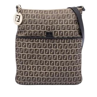 Fendi Sac bandouli&egrave;re en toile Pre-owned - Femme - Pre-owned - Brun - Taille: ONE Size