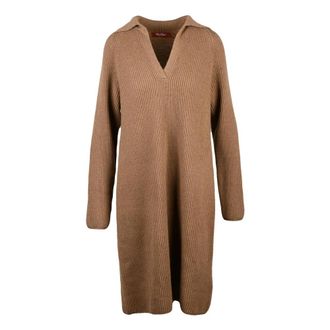 Max Mara Mana Strickkleid - - Dresses - Damen - Braun - XL