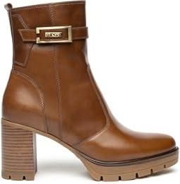 Nero Giardini I514853D Bottines Femme en Cuir - Marron 40 EU
