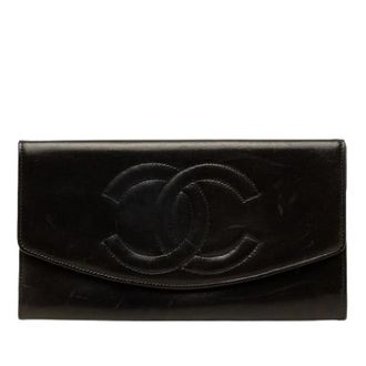 Chanel Pre-owned Long Wallet - - Pre-owned - Damen - Schwarzk - ONE SIZE