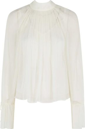 Staud Staud, Femme, Blouses et Chemises, Beige, Taille: 38 FR Roux Top
