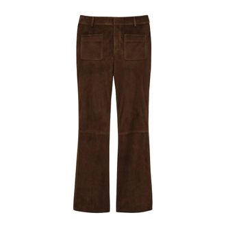 BA&SH Femme, Pantalons, Brun, Taille: 34 FR Pantalon Large Mossi