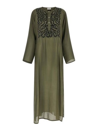 P.A.R.O.S.H. P. A.R. O.S. H. Robe Au Genou - Vert