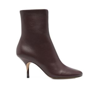 Jacquemus Spitze Lederstiefeletten 40 mm - - Shoes - Damen - Rot - 36 EU