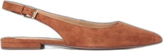 Ralph Lauren Ballerines slingback en daim Londyn - Femme - Chaussures - Brun - Taille: 41 EU